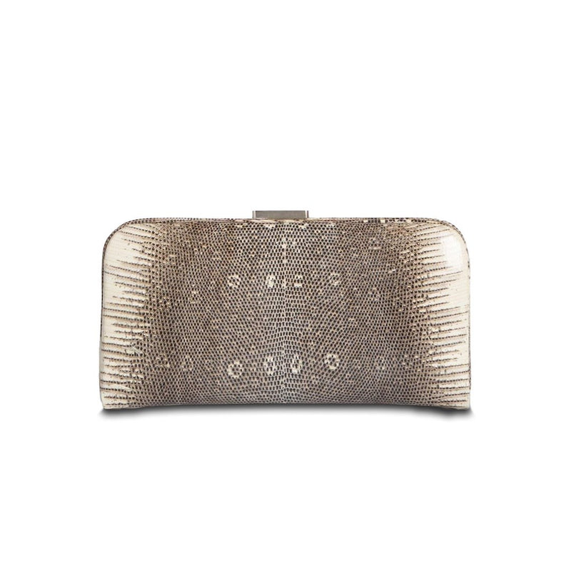 Slide Lock Wallet in Natural Ring Lizard | Darby Scott